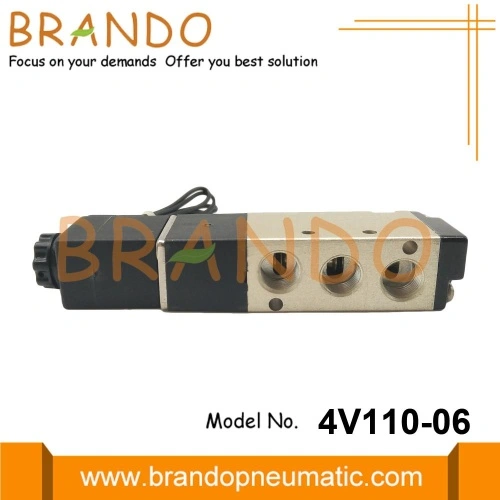 1/8'' NPT 4V110-06 Solenoid Valve Pneumatic DC24V AC220V China Manufacturers Suppliers Factory ...